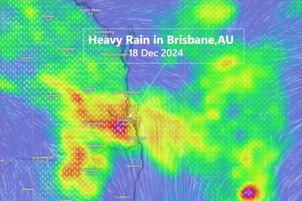 10 Day Weather Forecast Of Brisbane Australia 18 To 27 Dec Bwot
