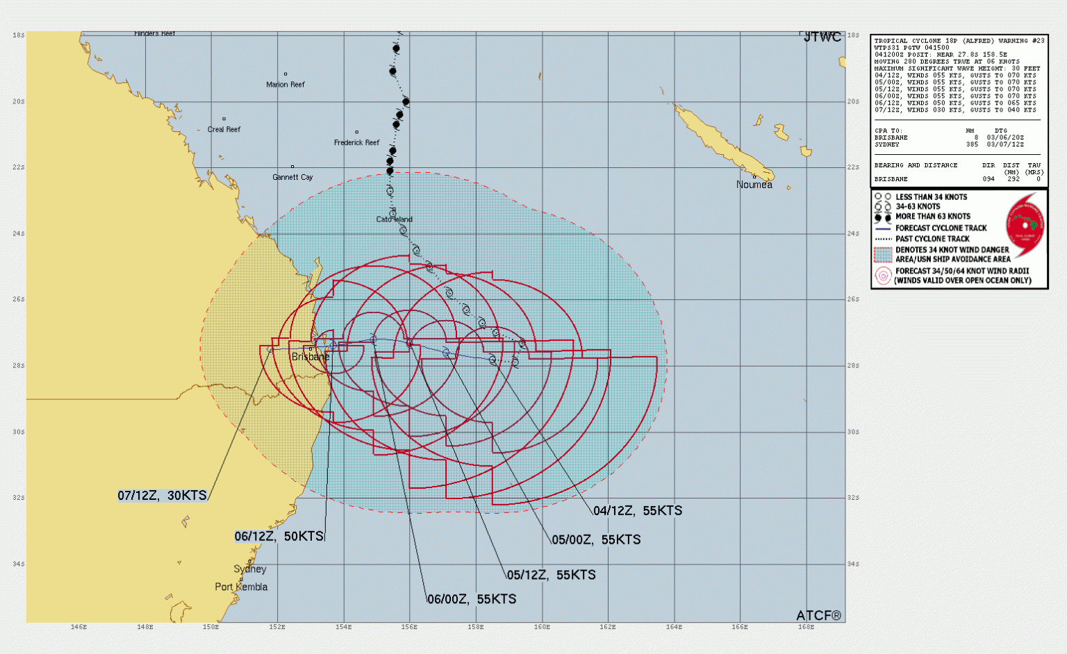 Tropical Cyclone Alfred Latest Update: Landfall Near Brisbane, AU ...